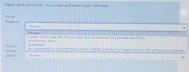 Solved Match each word with its correct and meaningful | Chegg.com