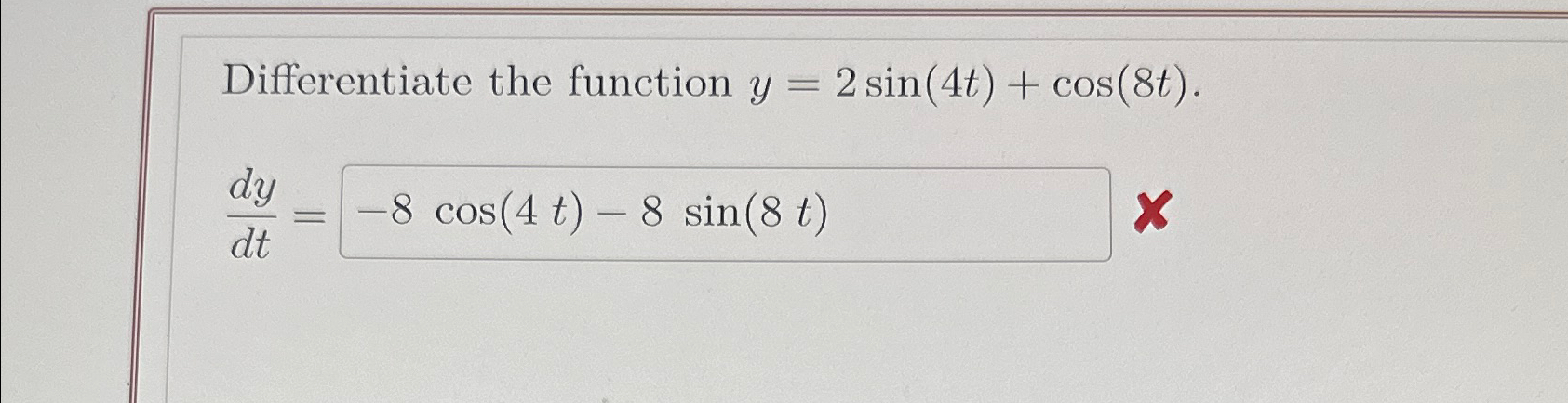 Solved Differentiate the function | Chegg.com