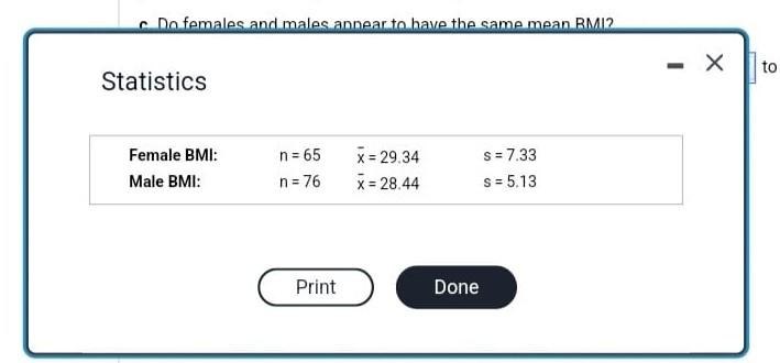 Solved A person's body mass index (BMI) is computed by | Chegg.com
