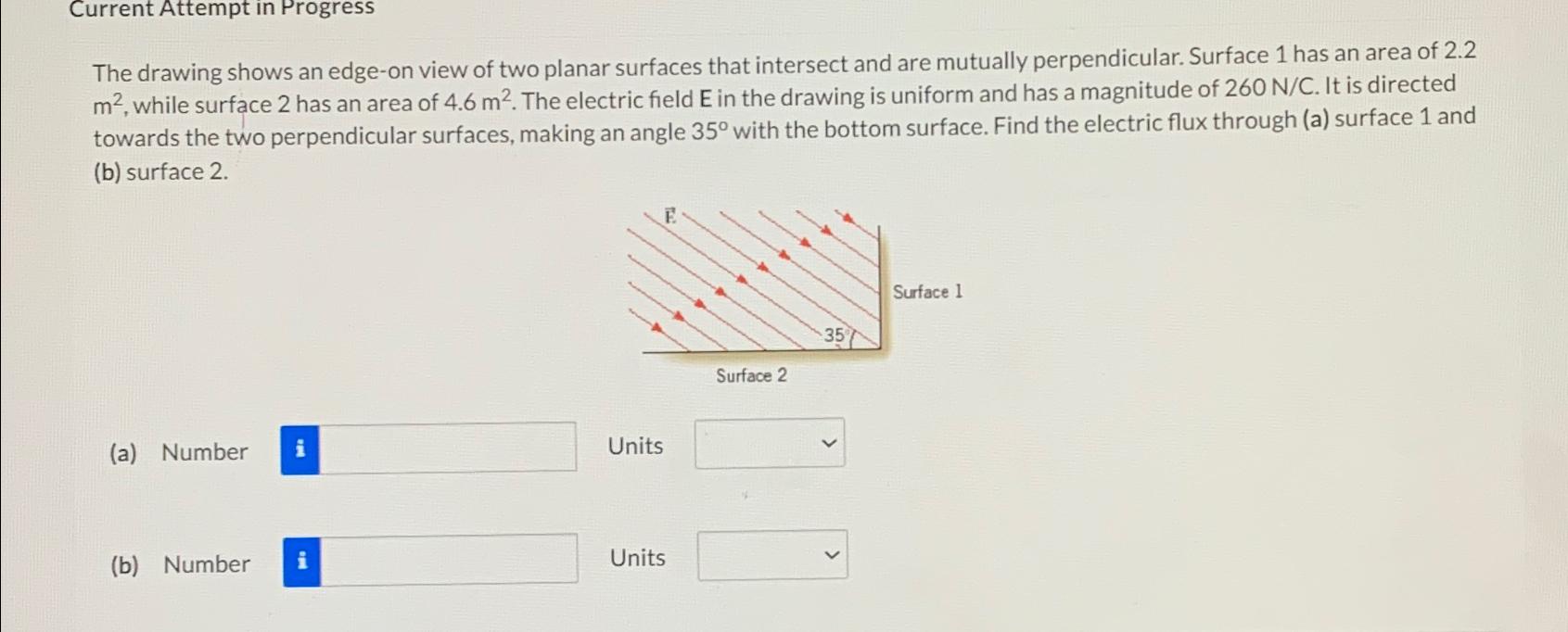 Solved Current Attempt in ProgressThe drawing shows an | Chegg.com