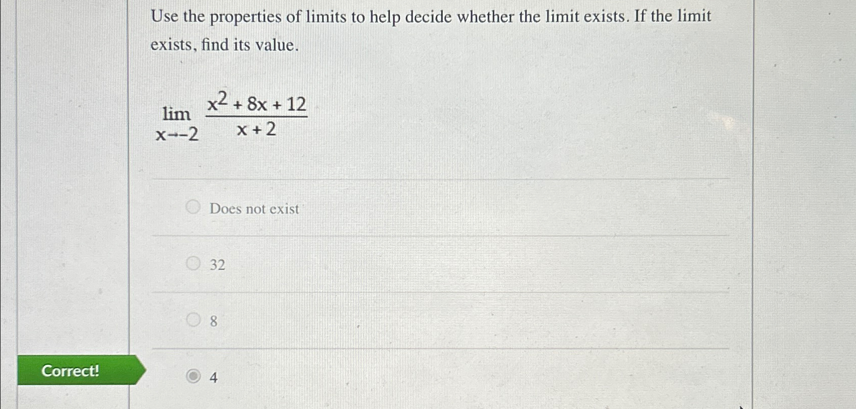 Solved Use the properties of limits to help decide whether | Chegg.com