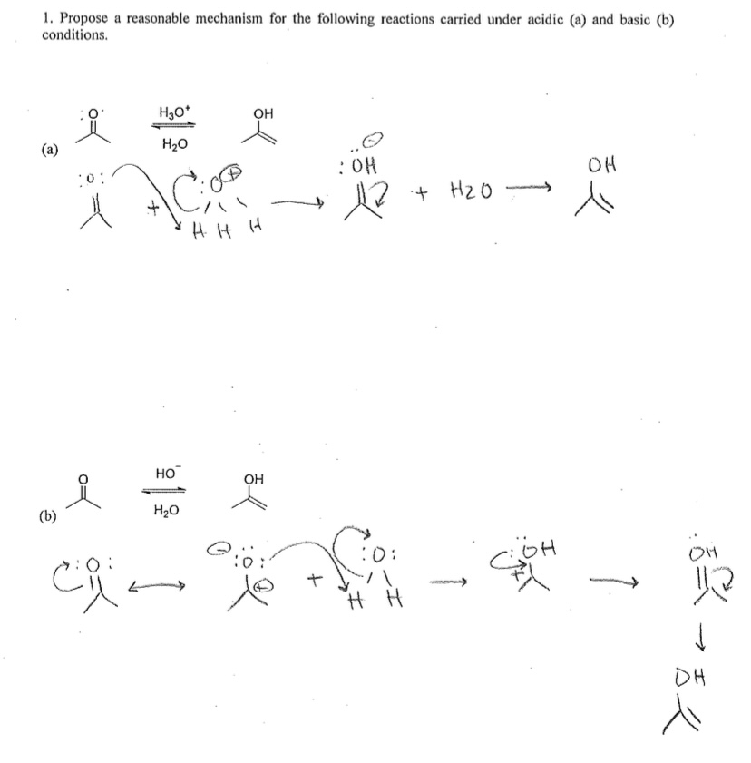 Solved Propose a reasonable mechanism for the following | Chegg.com