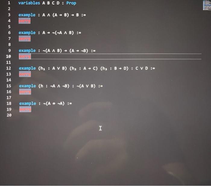 Solved variables ABCD: Prop example: AA (A + B) B :- - | Chegg.com