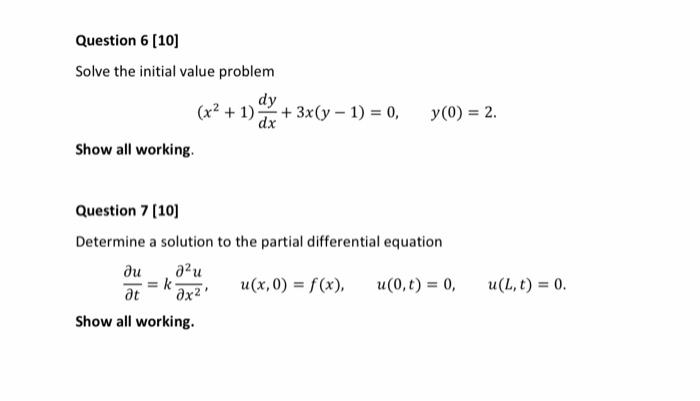 Solved Solve the initial value problem | Chegg.com | Chegg.com