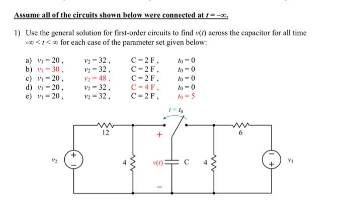 Solved Assume all of the circuits shown below were connected | Chegg.com