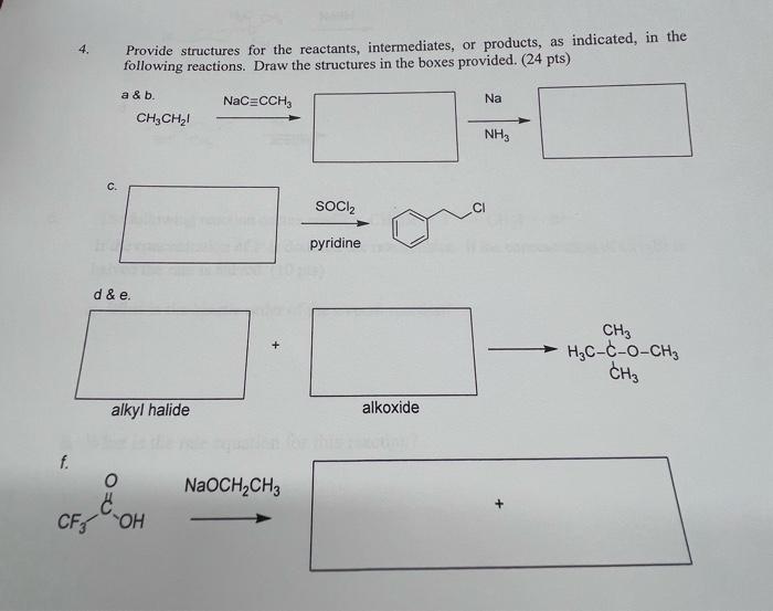 Solved 4. Provide structures for the reactants, | Chegg.com Solved 4. Provide structures for the reactants, | Chegg.com