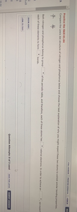 Solved FULL SCREEN PRINTER VERSION « BACK NE th Practice the | Chegg.com