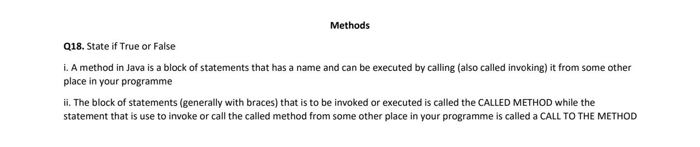 Solved Java questions. The rest of question 18 is the third | Chegg.com