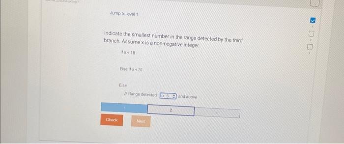 Solved Indicate the smallest number in the range detected by | Chegg.com