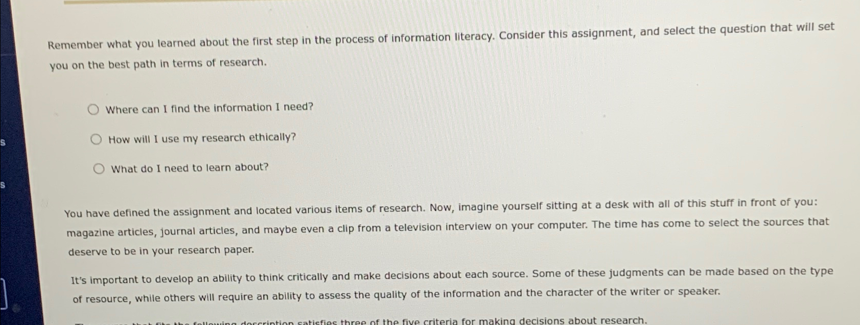 Solved Remember what you learned about the first step in the | Chegg.com