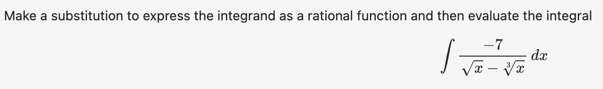 Solved Make a substitution to express the integrand as a | Chegg.com