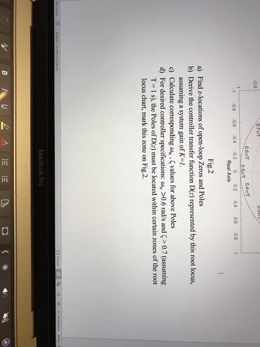 Solved 3. Consider the root locus chart in Fig. 2 for a | Chegg.com