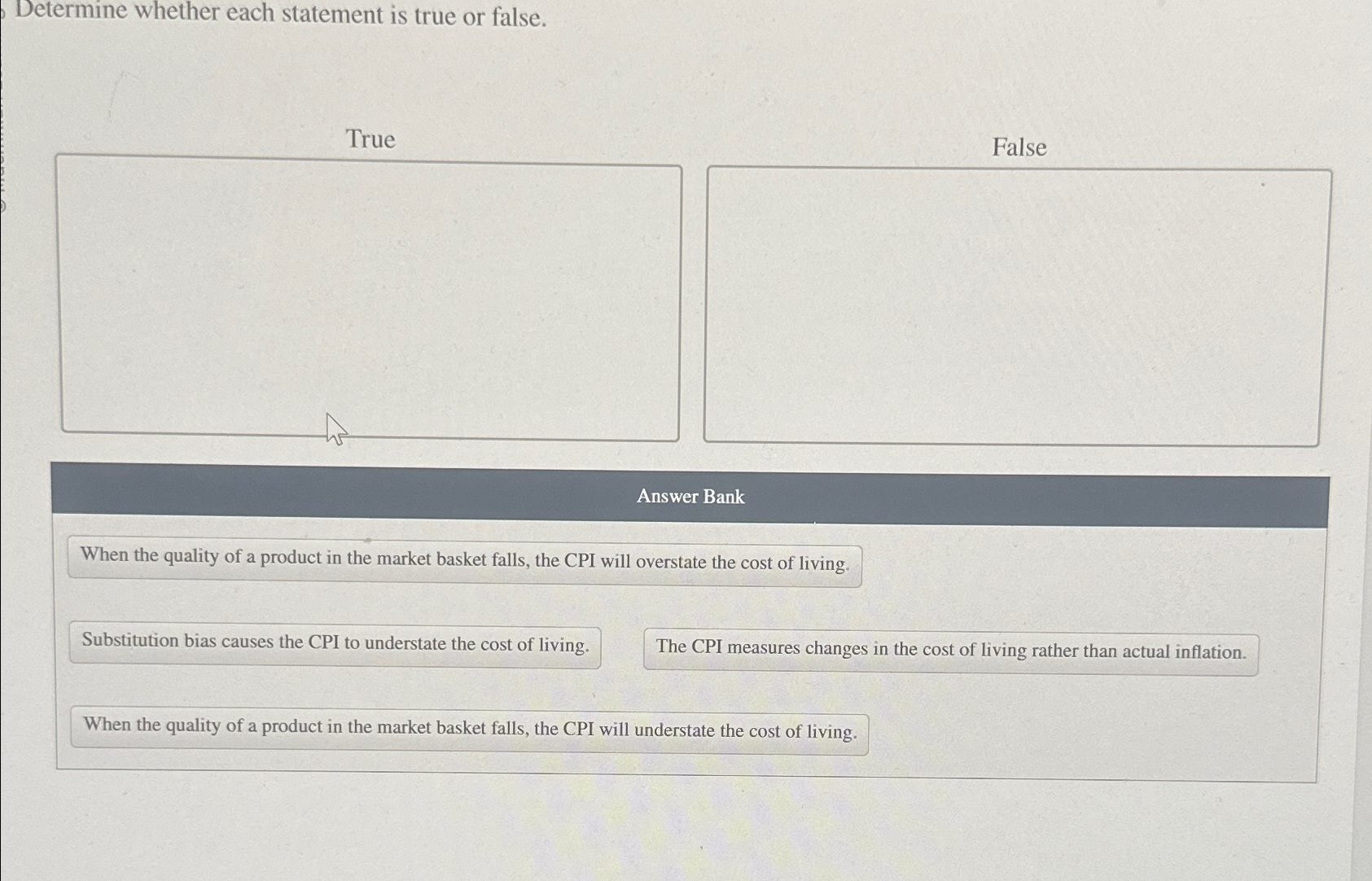 Solved Determine whether each statement is true or | Chegg.com