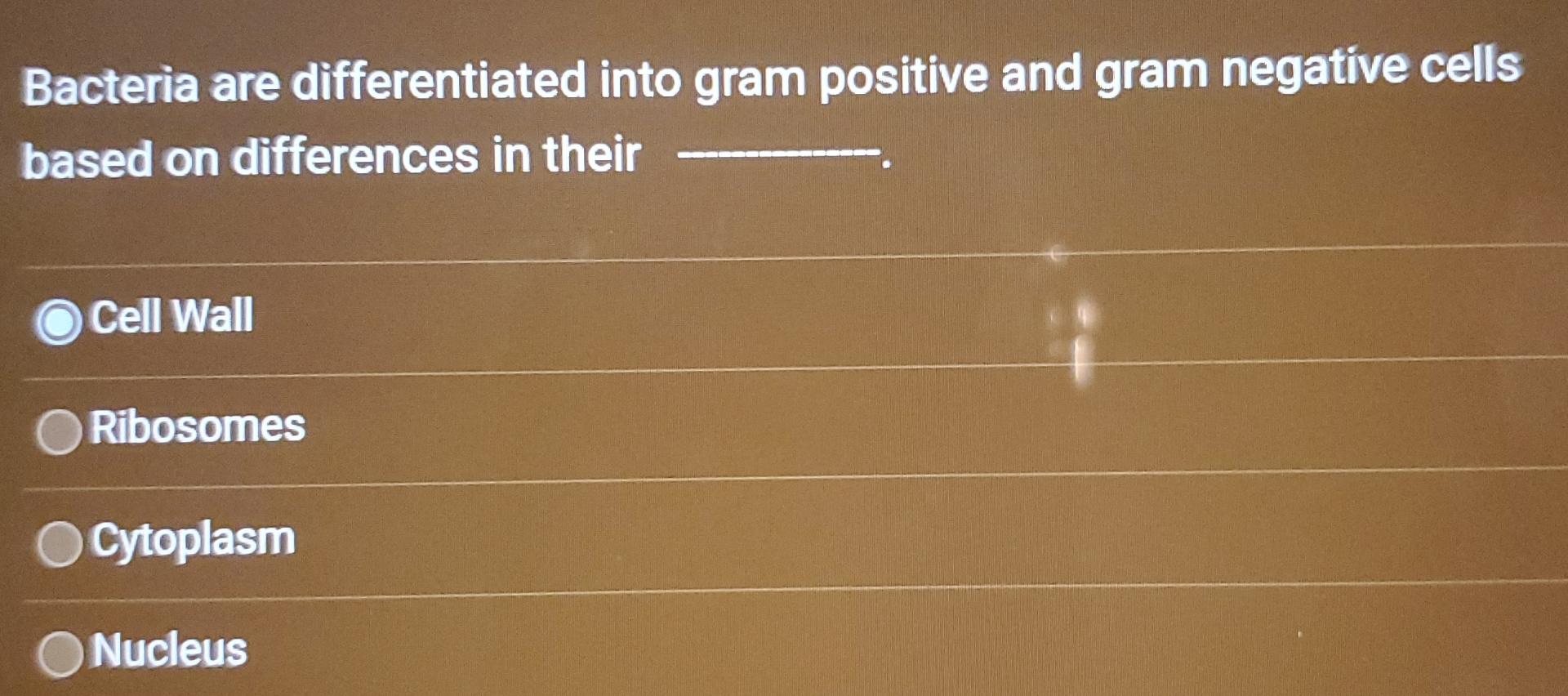Solved Bacteria are differentiated into gram positive and | Chegg.com
