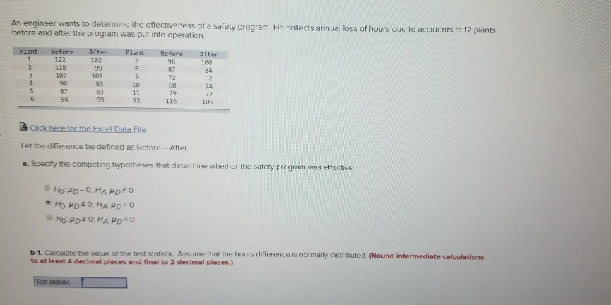 Solved An Engineer Wants To Determine The Effectiveness Of A