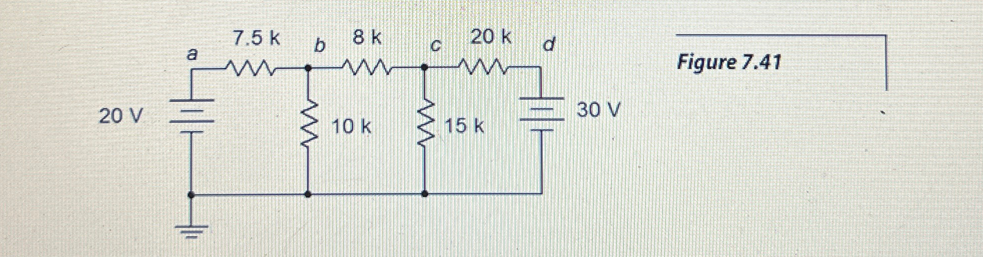 Solved Figure 7.41Solve for all of the circuit currents and | Chegg.com