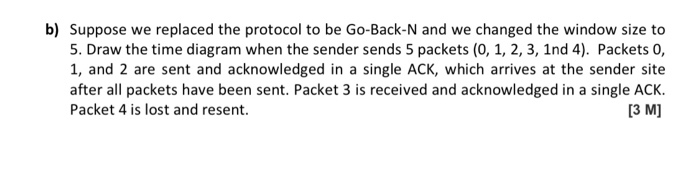 Solved Question 2: a) Two nodes A and B use a sliding window | Chegg.com