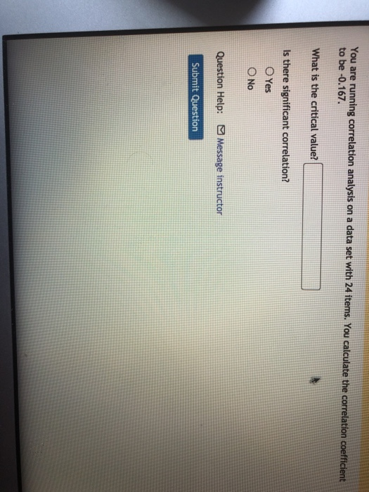 Solved You are running correlation analysis on a data set | Chegg.com