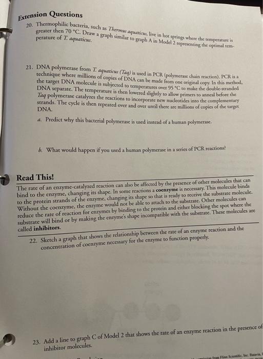 Solved Model 2-Amylase Rate of Reaction (Substrate | Chegg.com