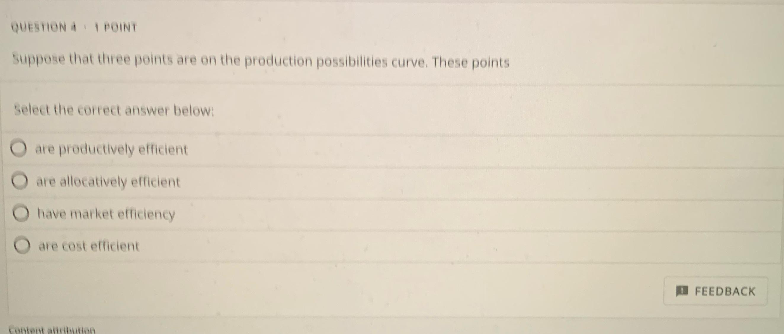 Solved QUESTION A I POINTSuppose that three points are on | Chegg.com