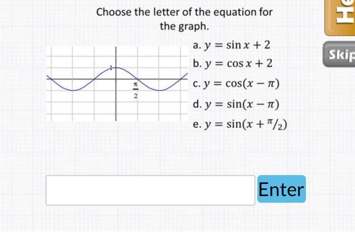 Solved 12:59 Acellus Translating Trigonometric Functions | Chegg.com