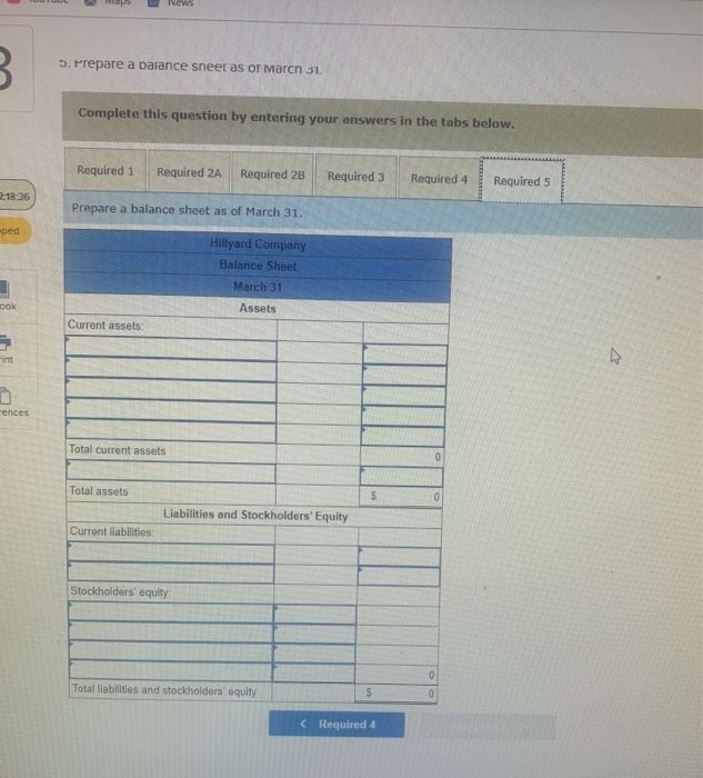Solved ouTube Maps News Hillyard Company, an office supplies | Chegg.com