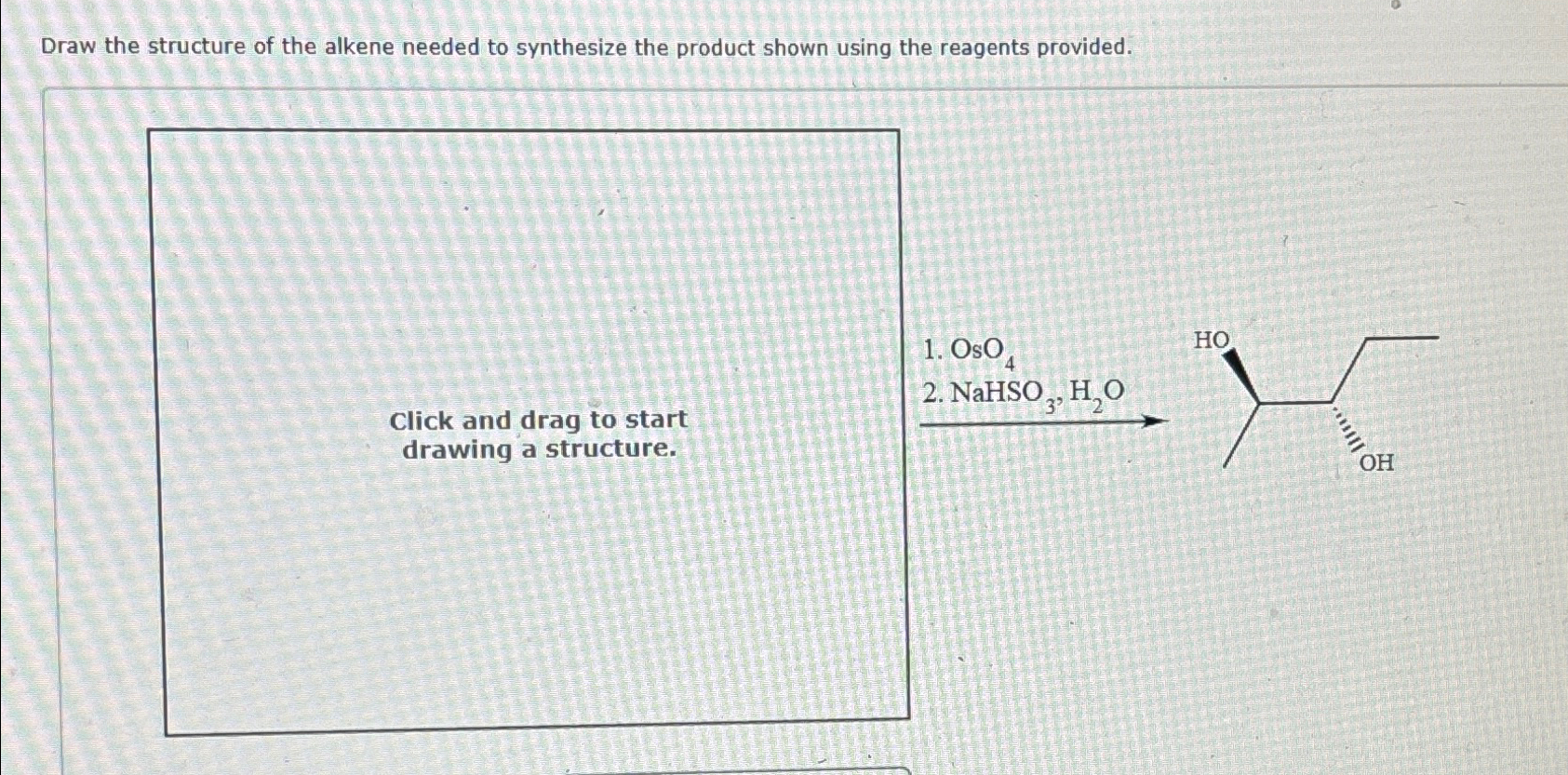 Solved Draw the structure of the alkene needed to synthesize | Chegg.com