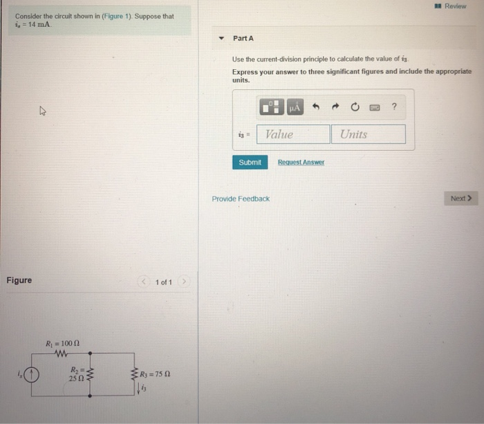 Solved Review Consider the circuit shown in (Figure 1). | Chegg.com