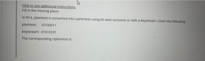 Solved Click to see additional instructions Fill in the | Chegg.com