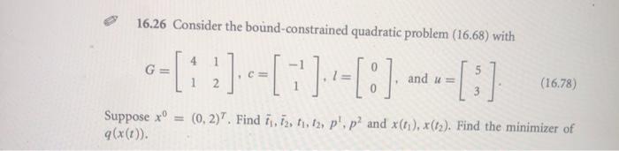 Solved quadratic programming | Chegg.com