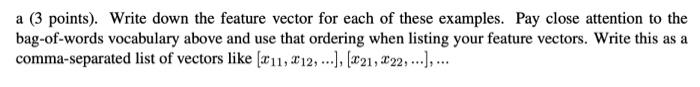 Solved c. ( 5 points; freeform answer) Suppose that you are | Chegg.com