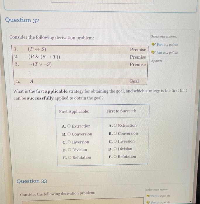 what is the first applicable strategy for obtaining | Chegg.com