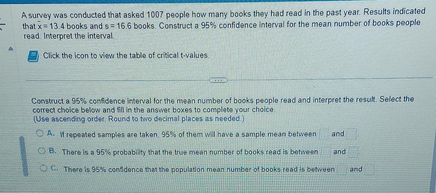 Solved A survey was conducted that asked 1007 people how | Chegg.com