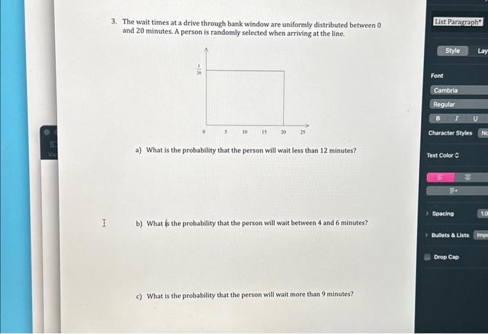 Solved 1. The probability density curve for a continuous | Chegg.com