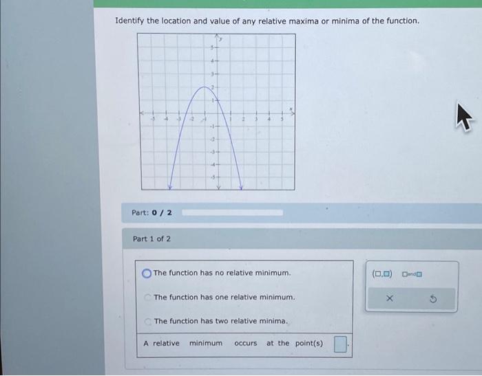 Solved Identify the location and value of any relative | Chegg.com