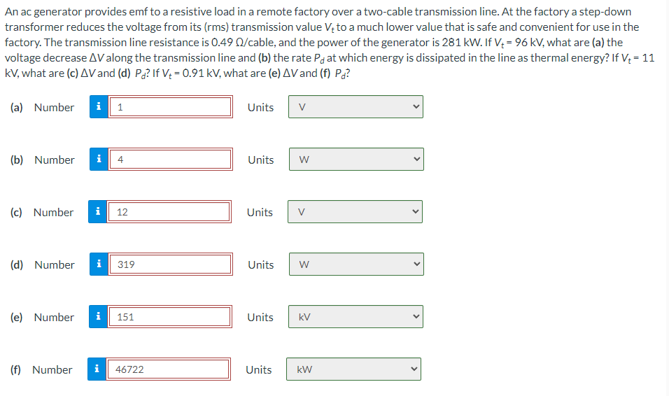 Solved An ac generator provides emf to a resistive load in a | Chegg.com