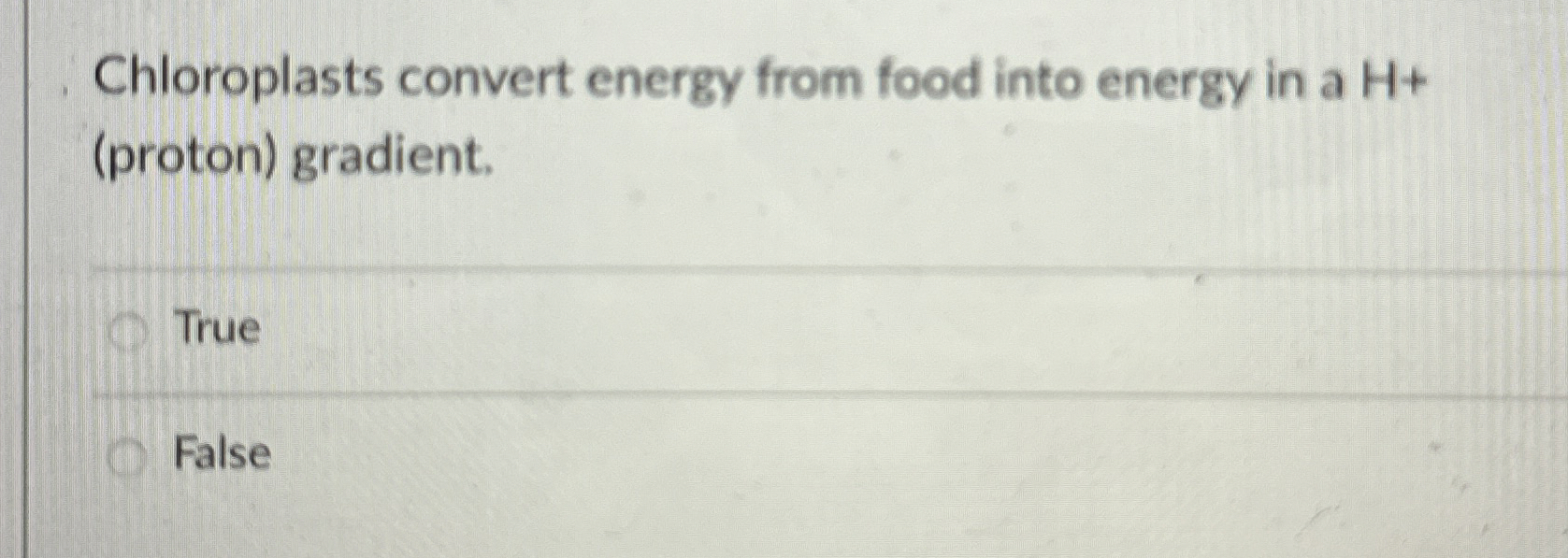 Solved Chloroplasts convert energy from food into energy in | Chegg.com Solved Chloroplasts convert energy from food into energy in | Chegg.com