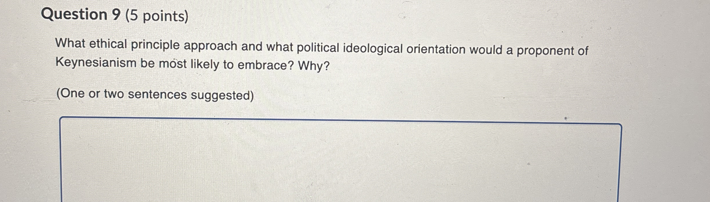 Solved Question 9 (5 ﻿points)What ethical principle approach | Chegg.com