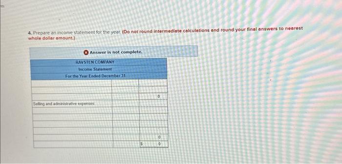 Ravsten Company uses a job-order costing system. On | Chegg.com