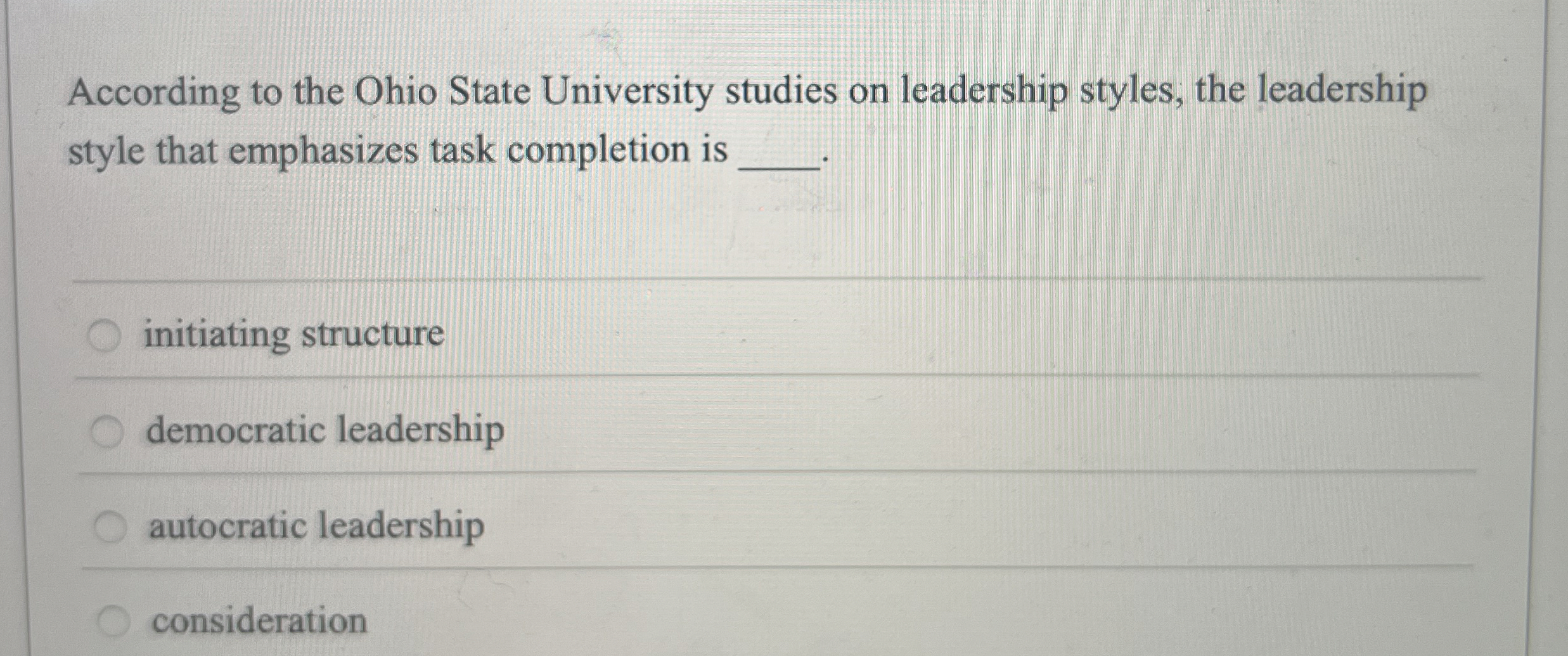 Solved According to the Ohio State University studies on | Chegg.com