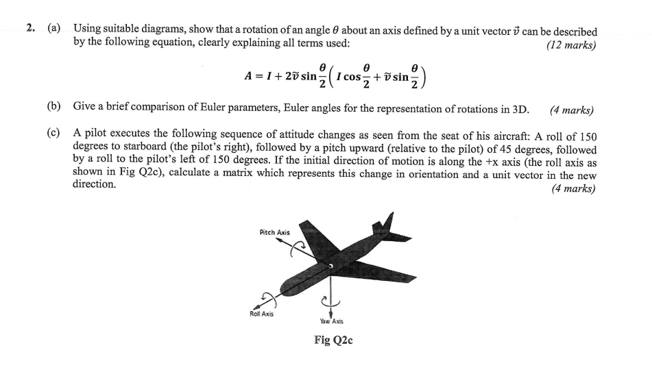 Solved (a) ﻿Using suitable diagrams, show that a rotation of | Chegg.com