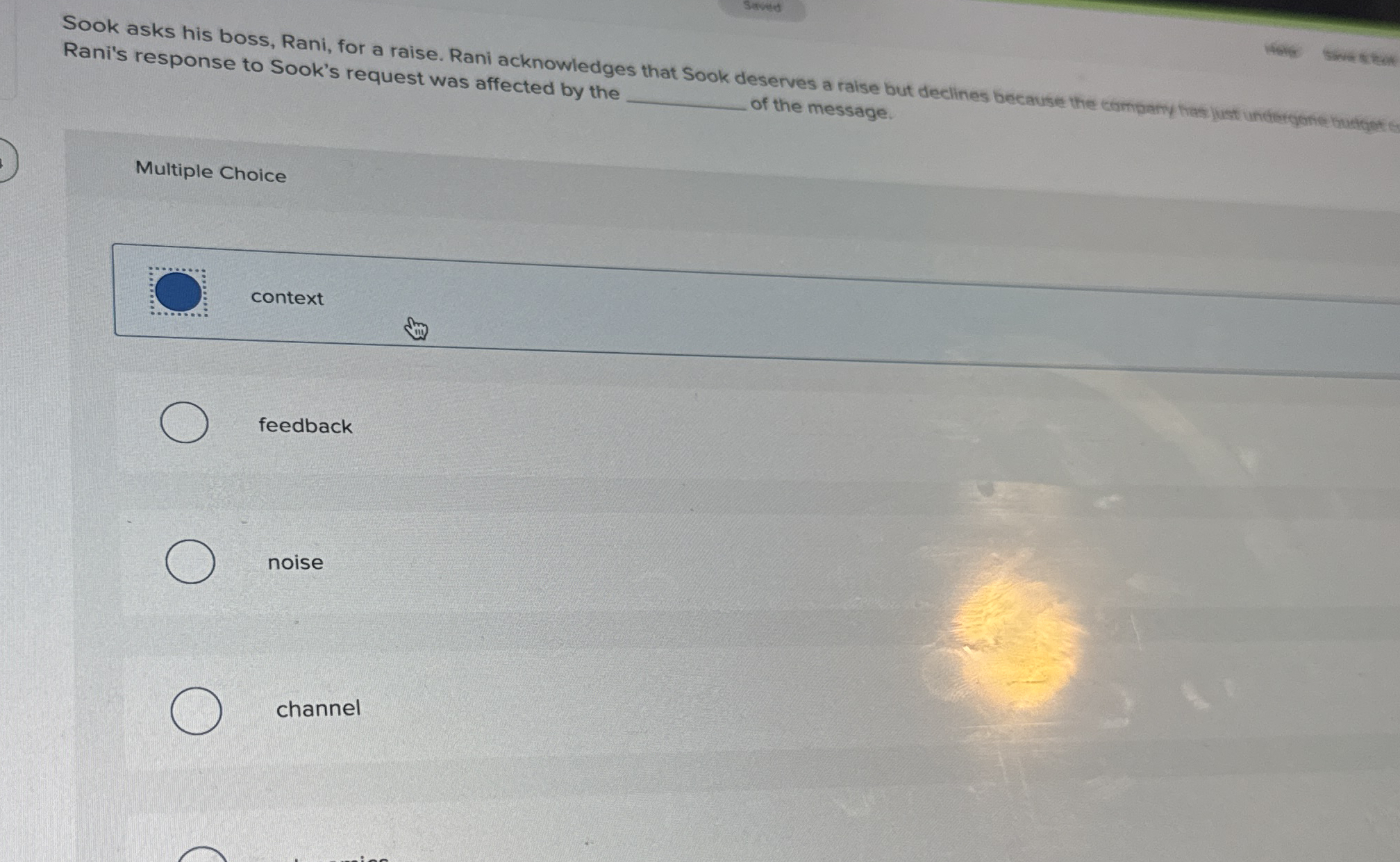 Solved SevedRani's response to Sook's request was affected | Chegg.com