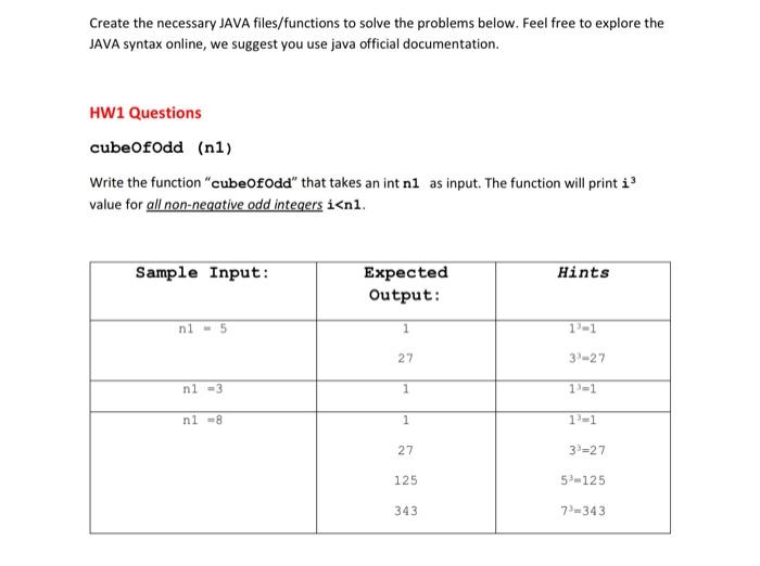 Solved Create the necessary JAVA files/functions to solve | Chegg.com