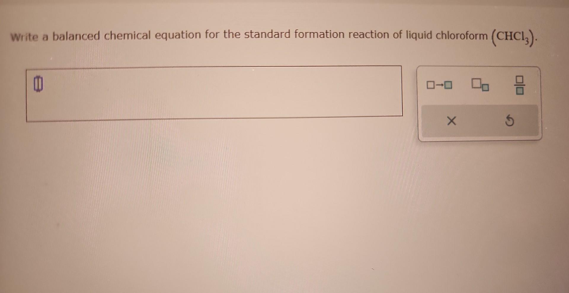 Solved Write a balanced chemical equation for the standard | Chegg.com