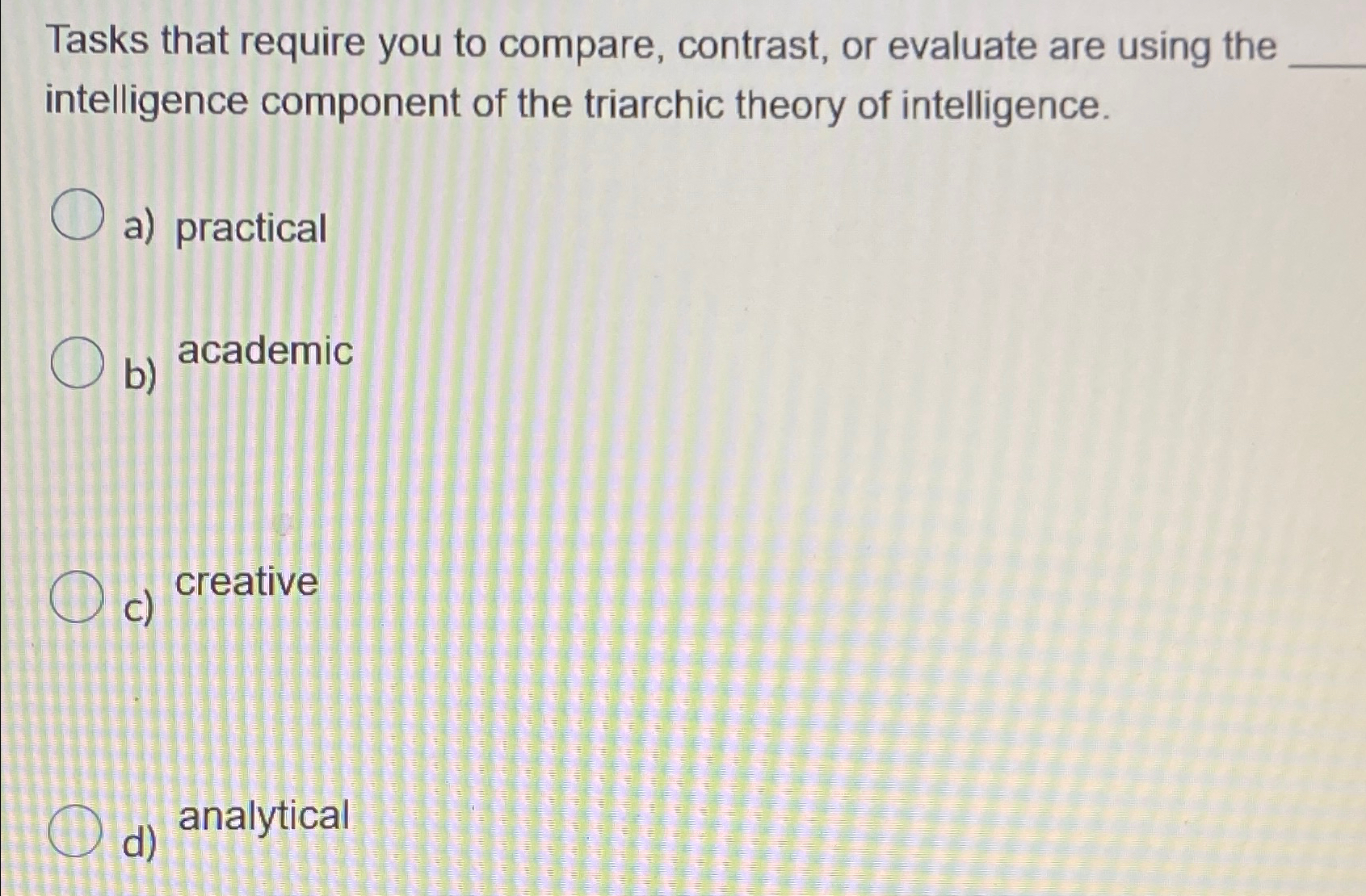 Solved Tasks that require you to compare, contrast, or | Chegg.com