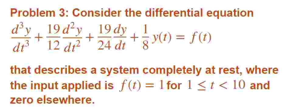 Solved Problem 3: Consider the differential | Chegg.com