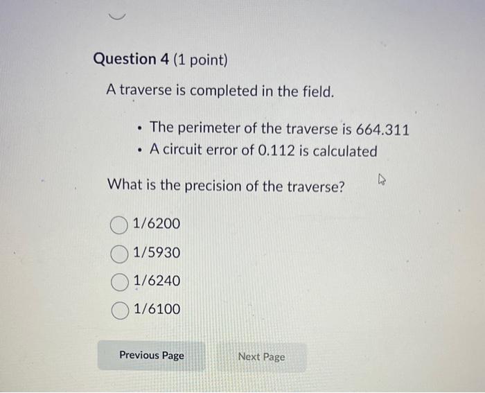 Solved A traverse is completed in the field. - The perimeter | Chegg.com