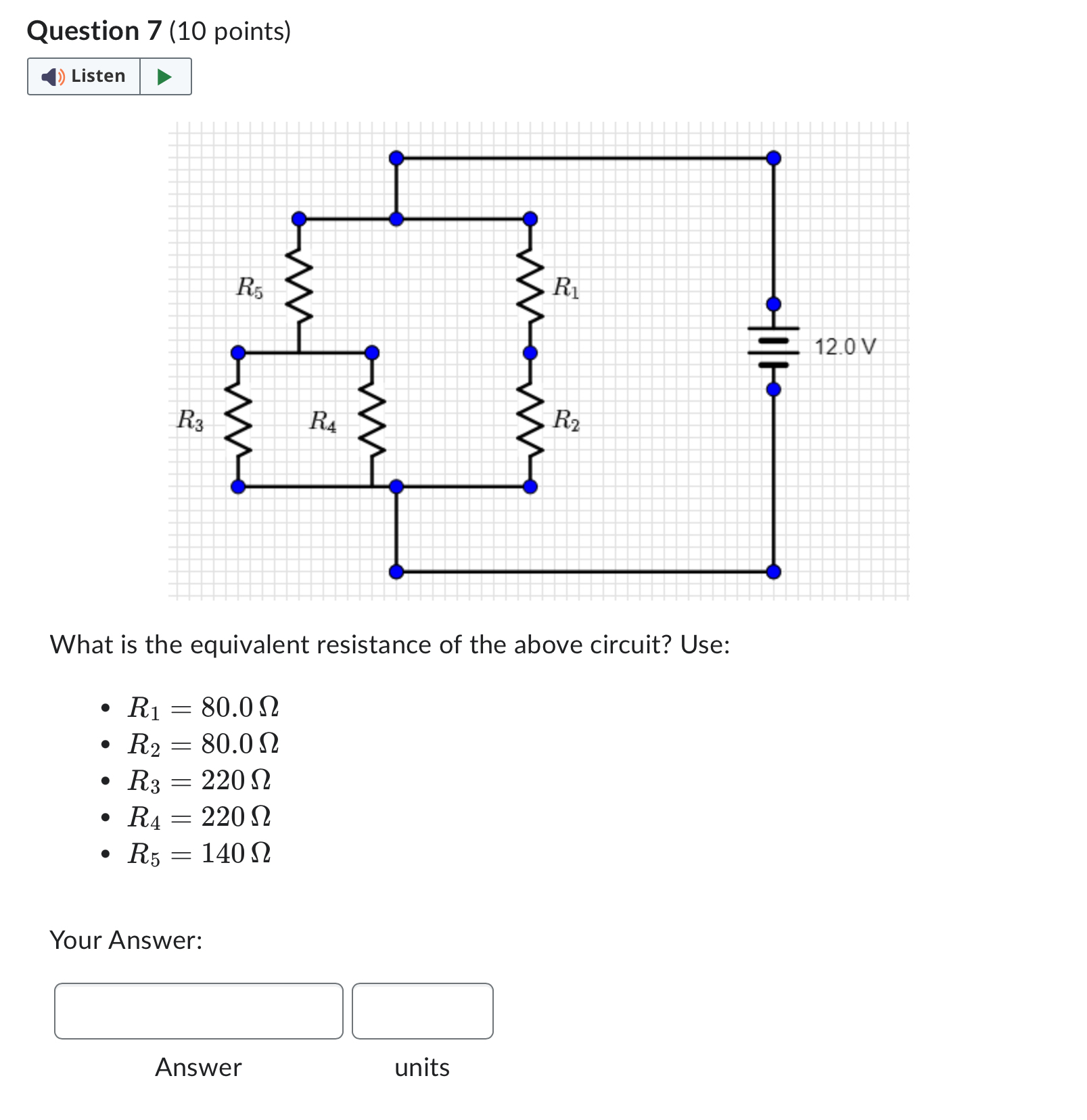 Solved Question 7 (10 points)What is the equivalent | Chegg.com Solved Question 7 (10 points)What is the equivalent | Chegg.com
