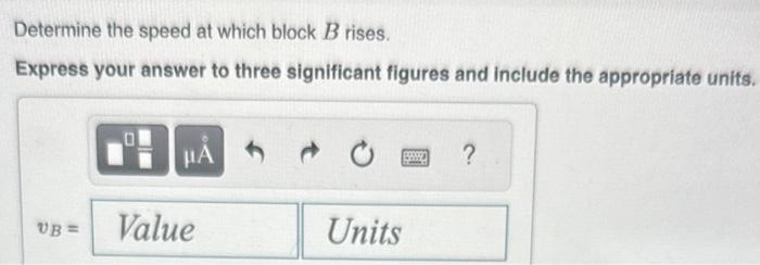 Solved The end of the cable at A is pulled down with a speed | Chegg.com