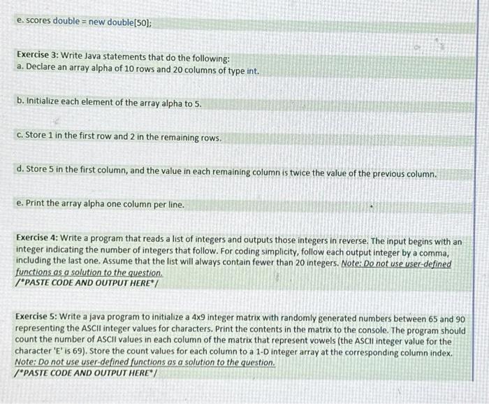 Solved Note: Do not implement user-defined methods to solve | Chegg.com